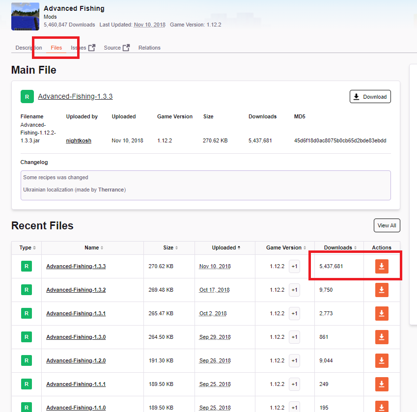 [マイクラ攻略] Advanced Fishing Mod(1.12.2)の概要(使い方・遊び方)と導入方法│親子ではじめるマインクラフト