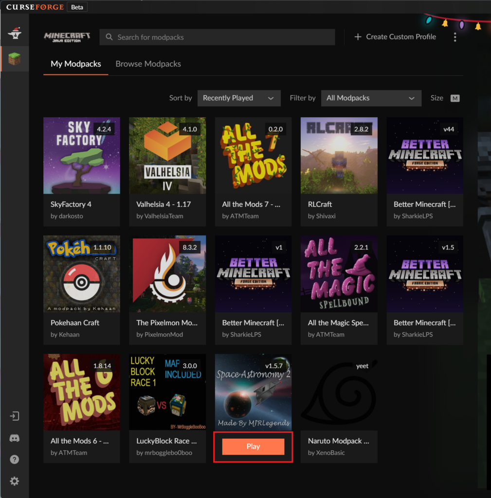 [マイクラ攻略]最新テクノロジーを駆使して宇宙を冒険できるSpace Astronomy 2 MODPACKS(モドパック)の概要(使い方 ...
