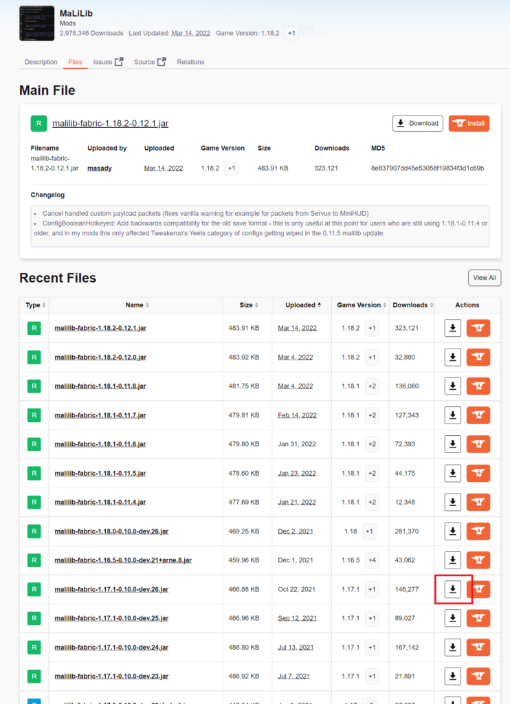 最新版(1.18,1.19)で位置や方向が確認できる「Minihud」のFabric版のMOD概要(使い方・遊び方)と導入方法(入れ方 ...
