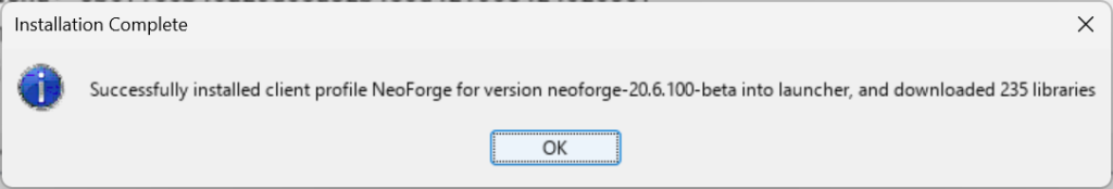 NeoForgeの概要と導入方法について│親子ではじめるマインクラフト